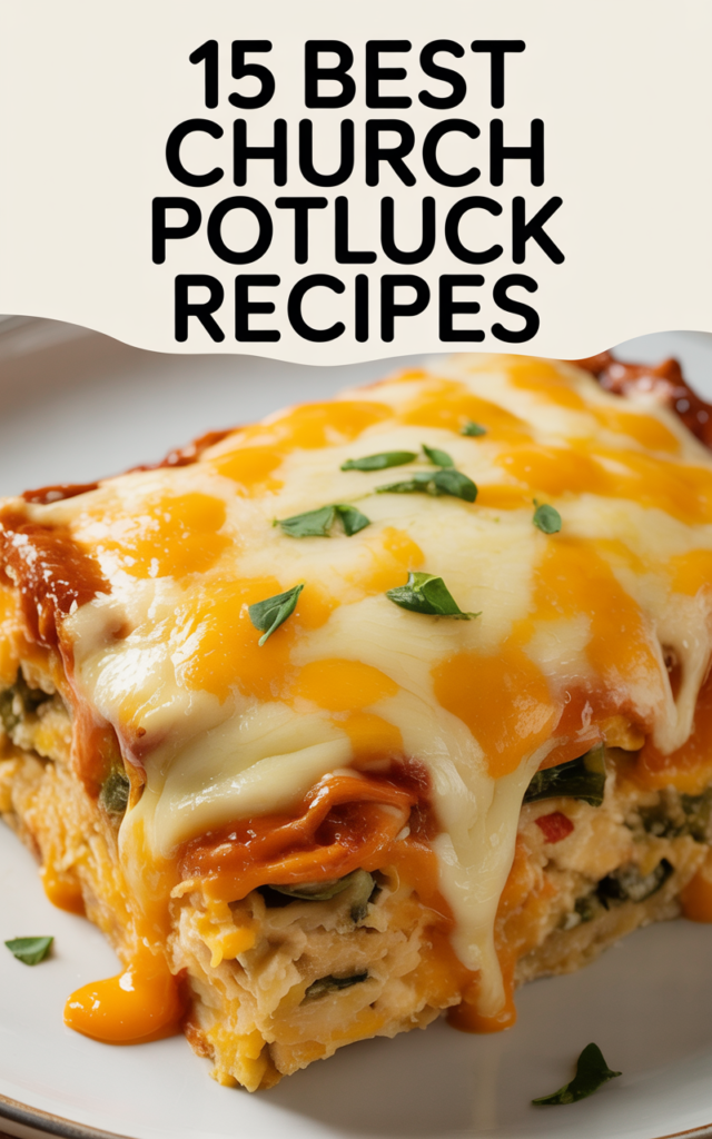 Potluck Perfection: 15 Church-Approved Recipes to Make You a Culinary ...