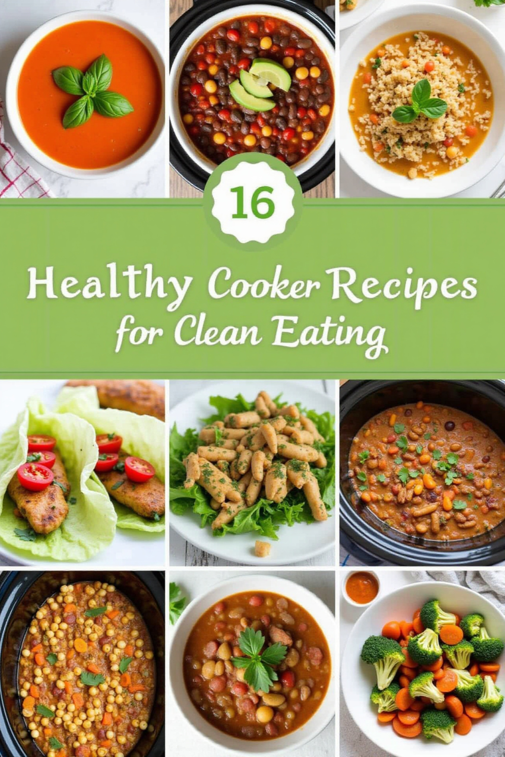 Clean Eating Made Easy: 16+ Slow Cooker Recipes for Wholesome ...
