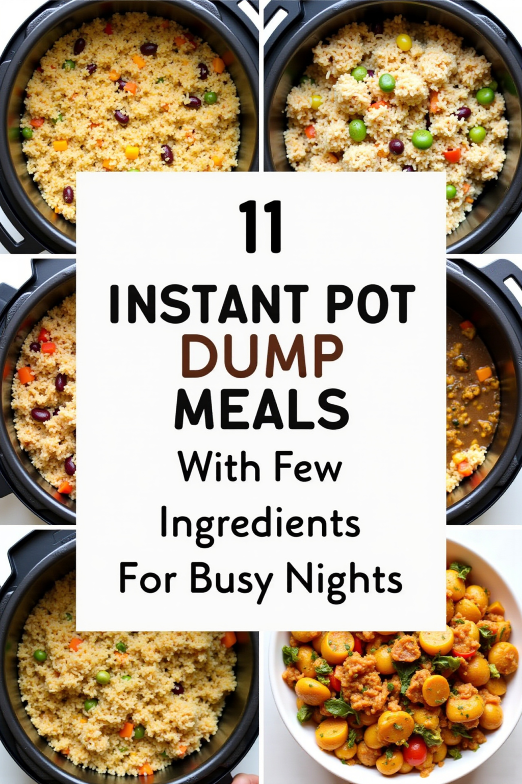 Dump, Set, and Serve: 11 Instant Pot Recipes for Quick, Easy Weeknight ...