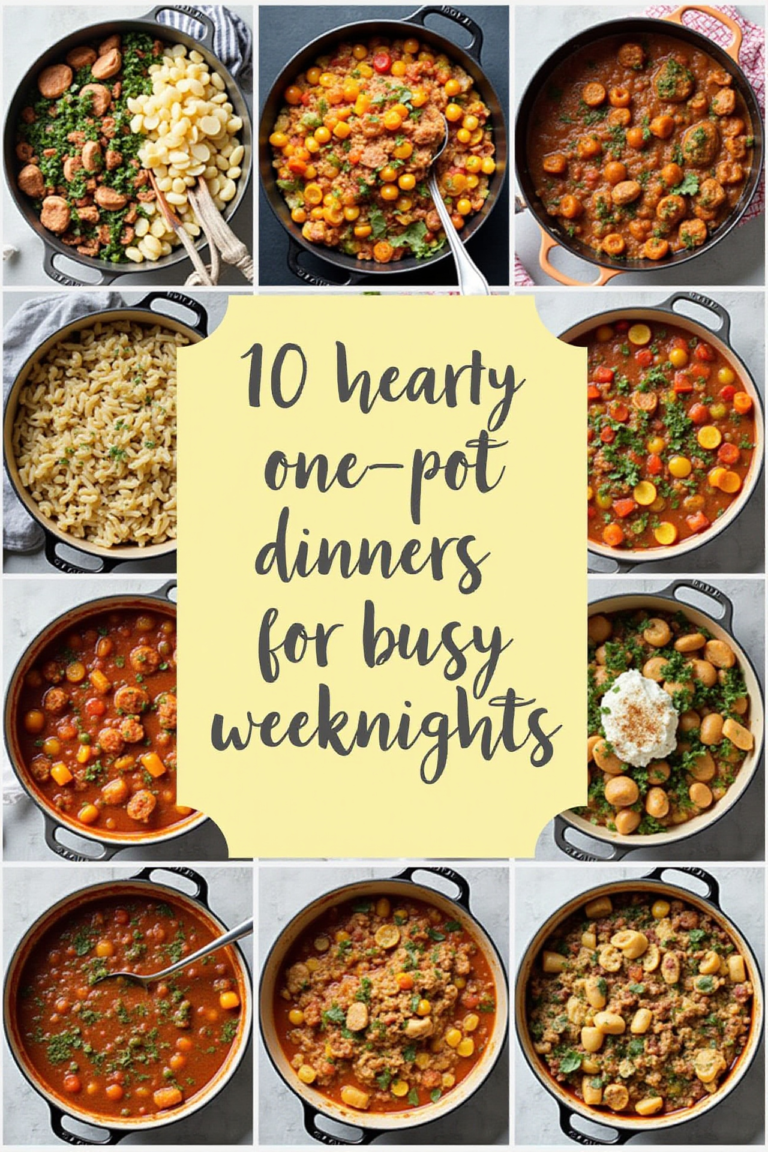 One-Pot Wonders: 10 Hearty Dinners to Transform Your Busy Weeknights ...